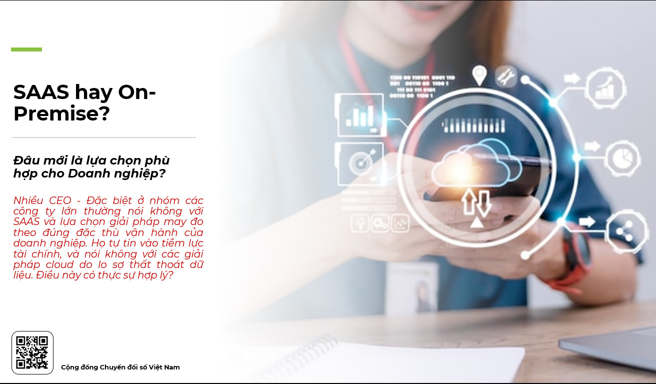 Hiểu về SAAS với On-Premise. Đâu mới là lựa chọn đúng đắn cho doanh nghiệp? - Viet Nam DX Group
